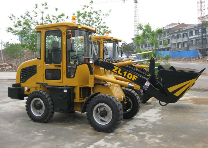 Rigid Steel Structure Mini Wheel Loader with 1000kg Rated Load 0.5 m3 ...