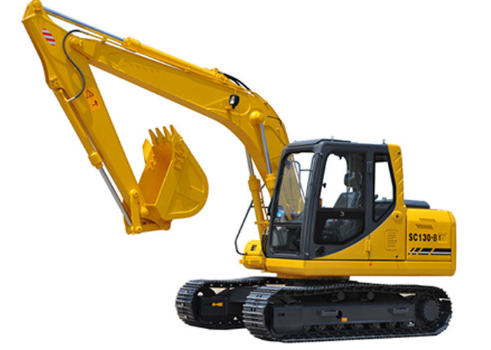 Hydraulic Heavy Equipment Excavator SC130.8 With Closed Cab 82KW ...