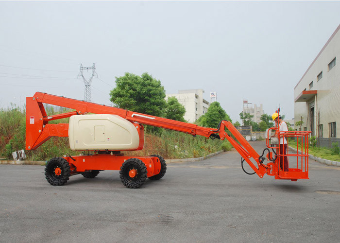 Hydraulic 20M Articulated Boom Cherry Picker Lift With Cummins Engine ...
