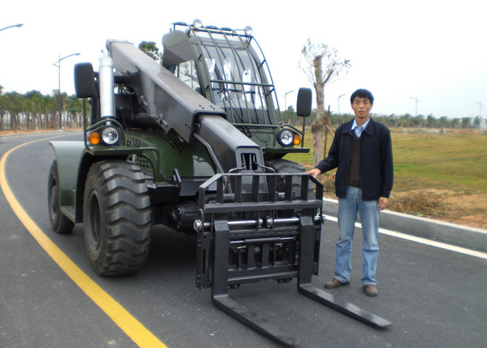 Transporting Luggage Handle Telescopic Boom Forklift Loader 4 Ton Rated ...