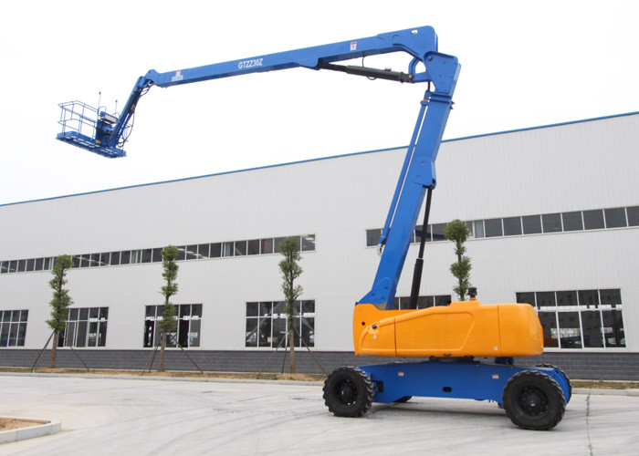 2 / 4 Wheel Drive Hydraulic Boom Lift 30M for High Precision Loading ...