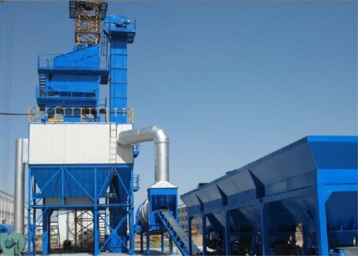 Stationary GLB -1200 asphalt batch mix plant 100 Tons Hot Bucket Elevator