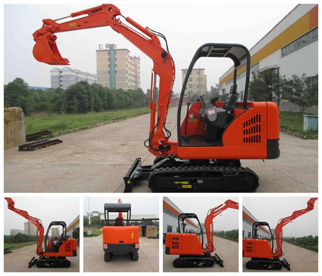 Crawler Heavy Equipment Excavator 2920mm Max Dumping Height 1865mm Min ...